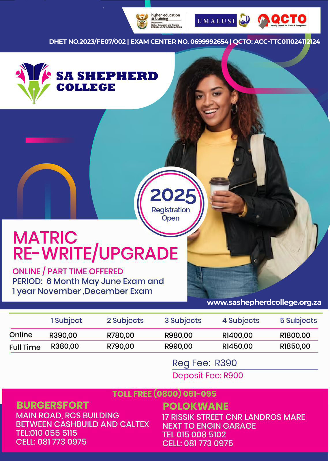 Courses - Sa Shepherd College
